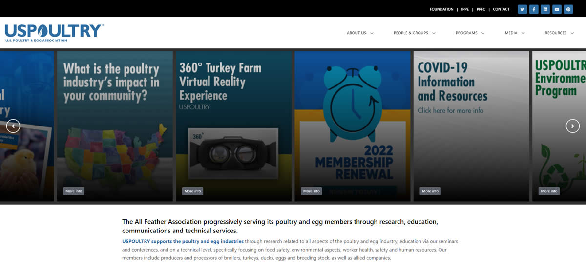 Welcome to the USPOULTRY Web Site